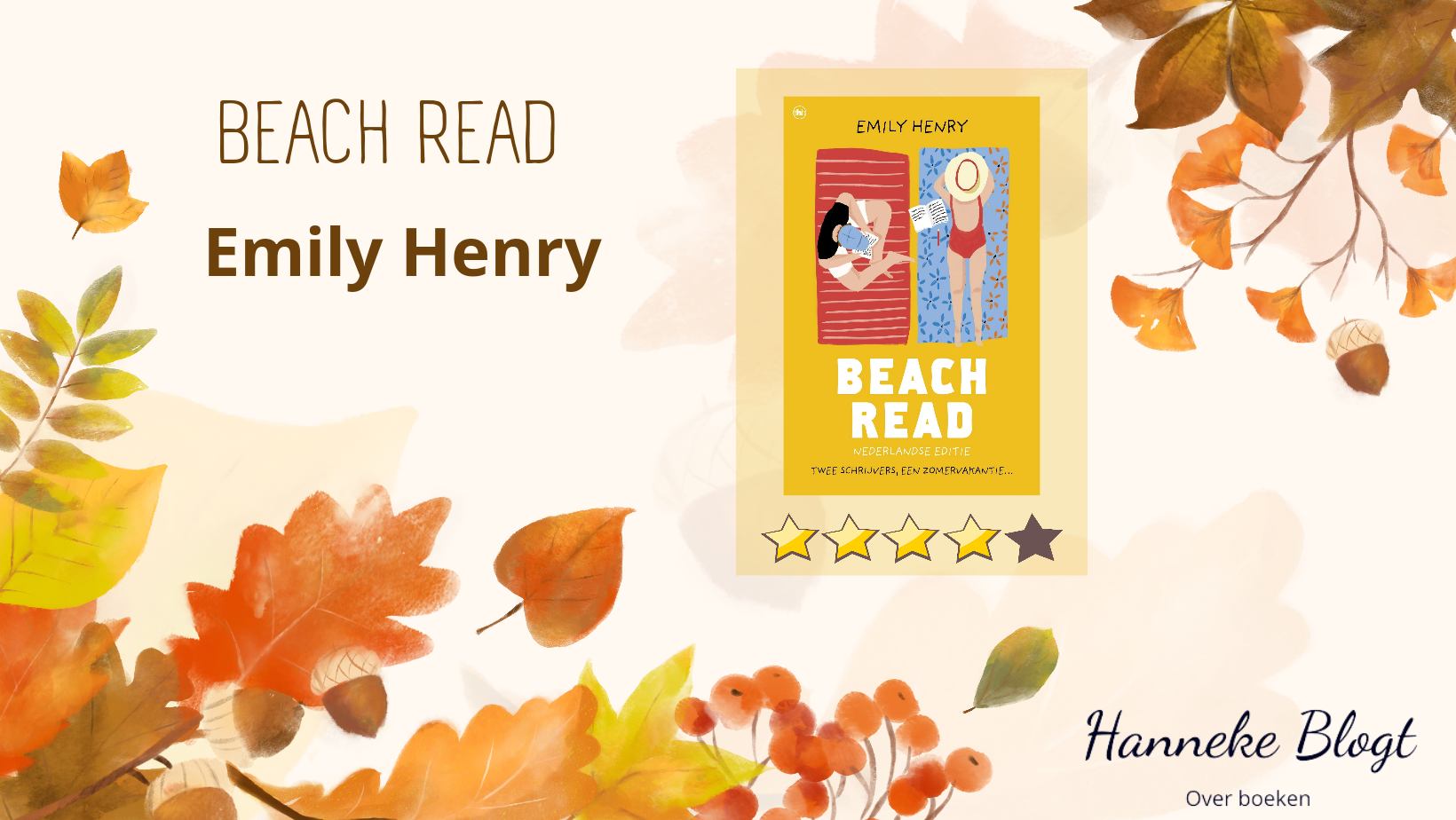 Beach Read - Emily Henry - Hanneke Blogt